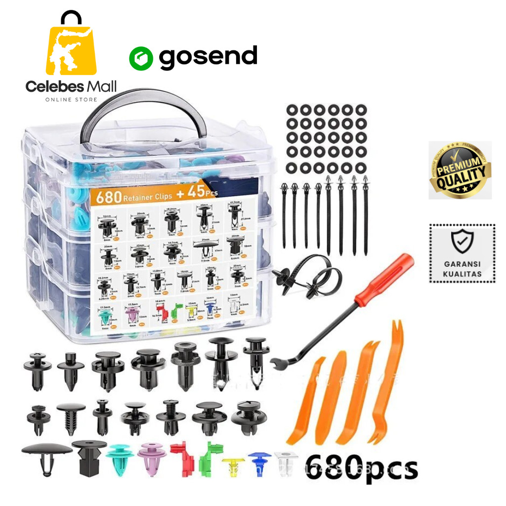 Jual Baut Rivet Mur Ripet Kancing Mobil Bamper Aksesoris Car Bemper ...