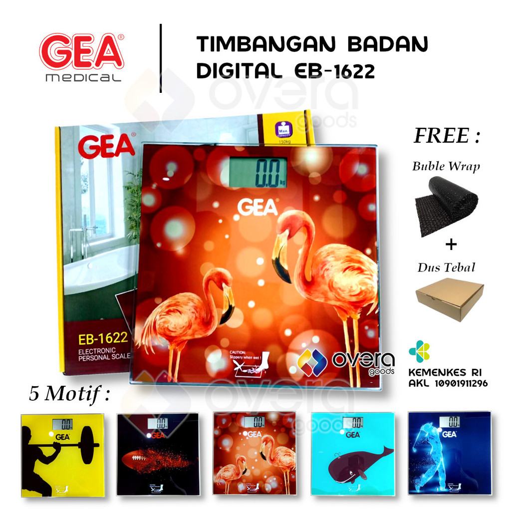 Jual Timbangan Injak Digital GEA - EB 1622 / Electronic Personal Scale ...