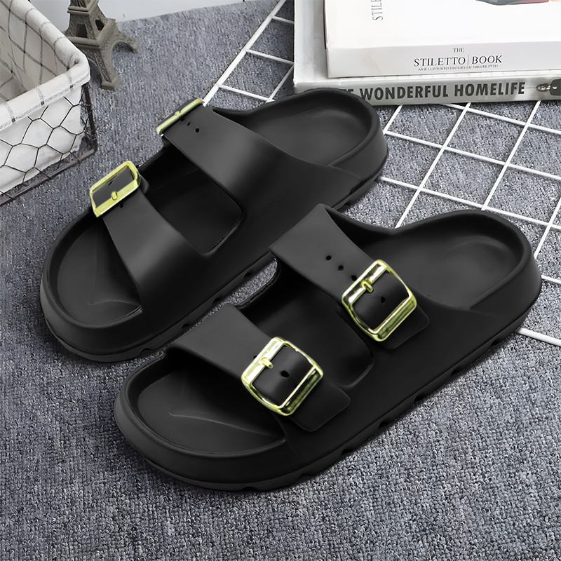 Jual Sandal Pria Pasangan Sandal Wanita Dalam Ruangan Kasual Tahan Aus ...