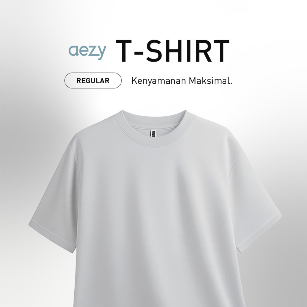 Jual No Void Minds AEZY Regular Fit Core T-Shirt | Oatmeal | Shopee ...