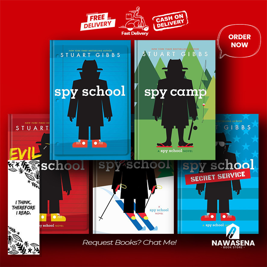 Jual Spy School (10 Books Series) by Stuart Gibbs (English) | Shopee ...