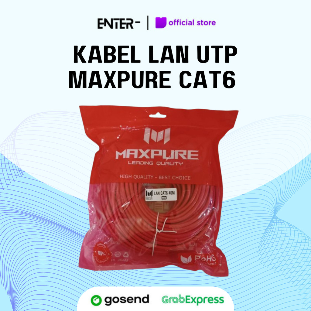 Jual Kabel LAN UTP Maxpure CAT6 | Shopee Indonesia