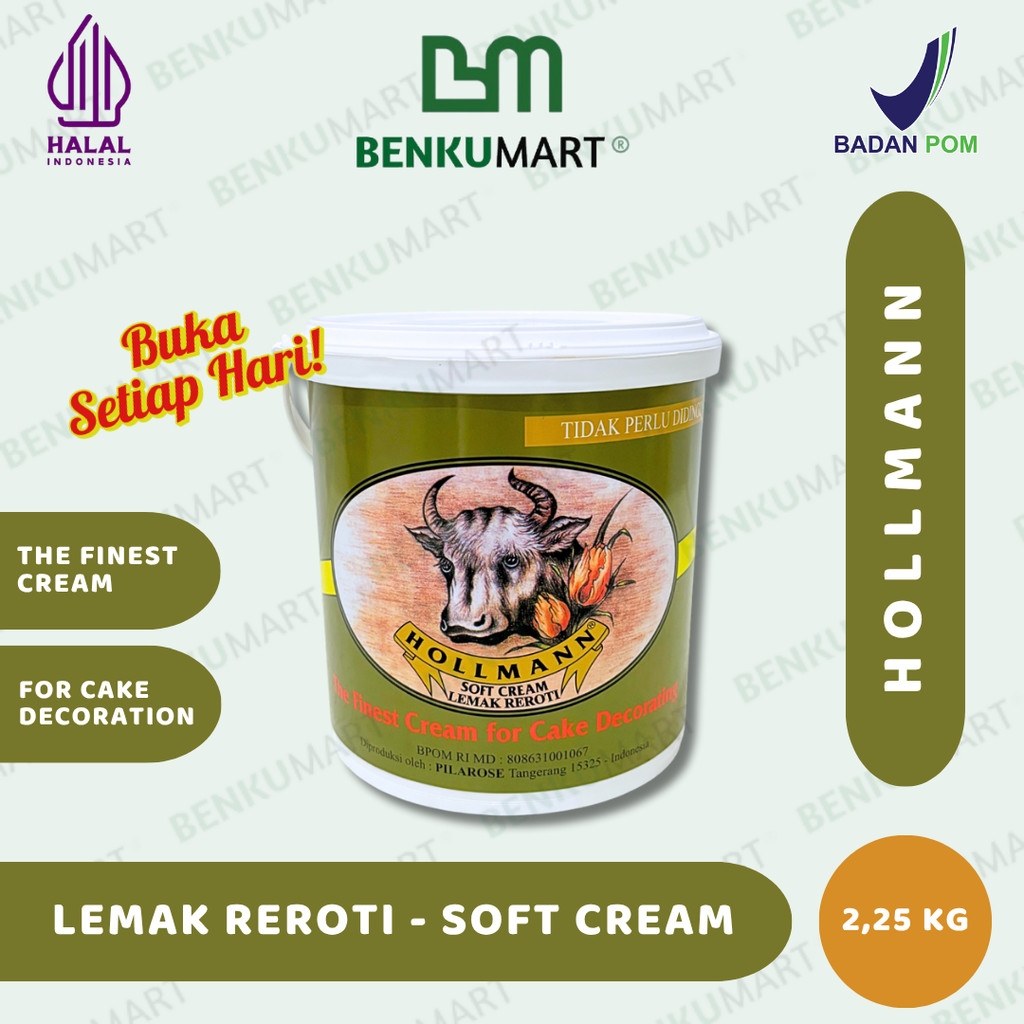 Jual Hollmann Soft Cream (2,25 Kg) | Lemak Reroti | HOLMANN SOFT CREAM ...