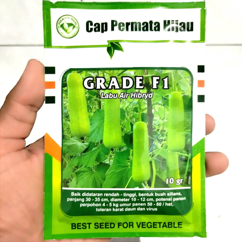 Jual Benih Labu Air GRADE F1 isi 10 Gram Biji Labu Besar Biji Bibit Cap ...