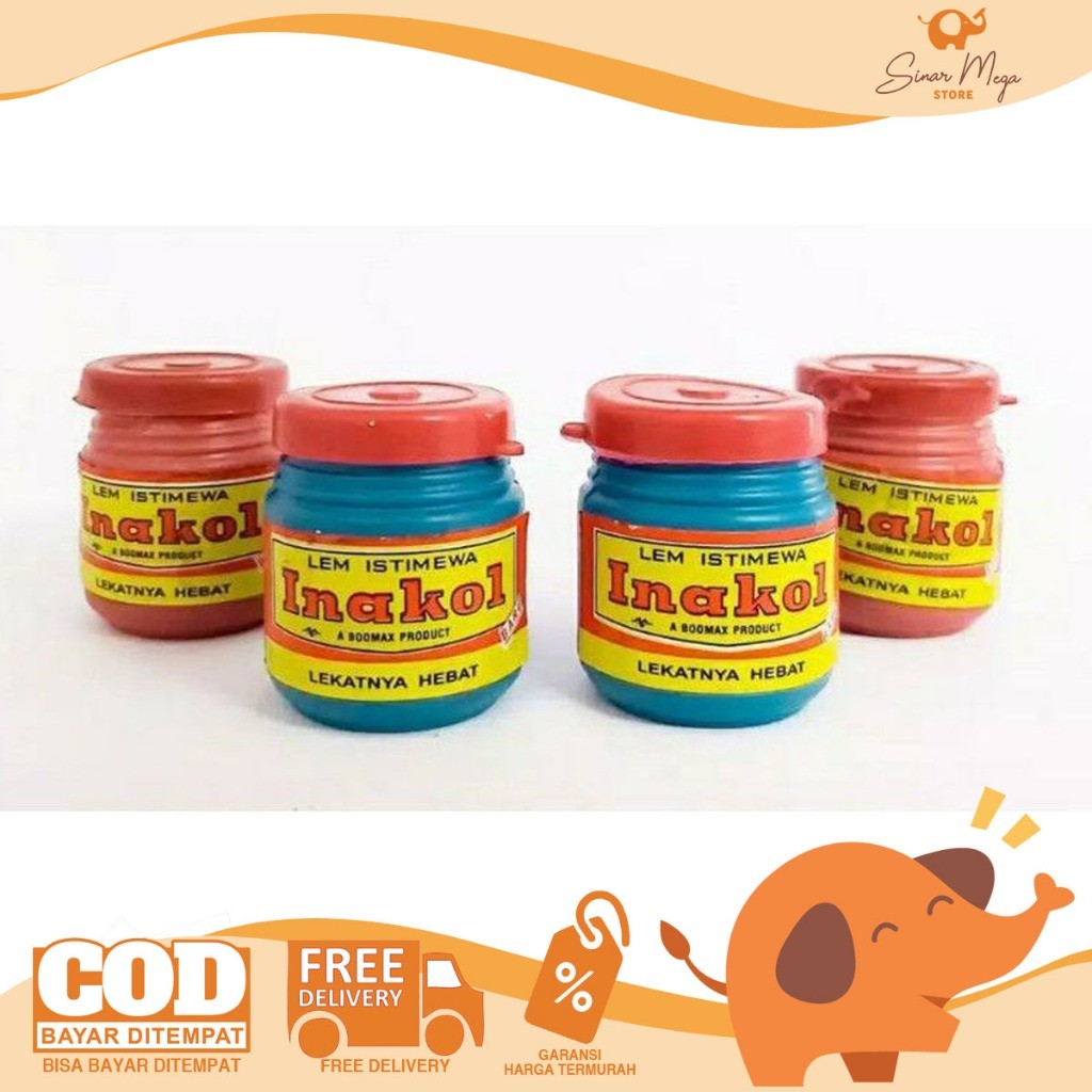 Jual Lem Inikol Sedang Kecil/ Glue Inakol Kertas Murah | Shopee Indonesia