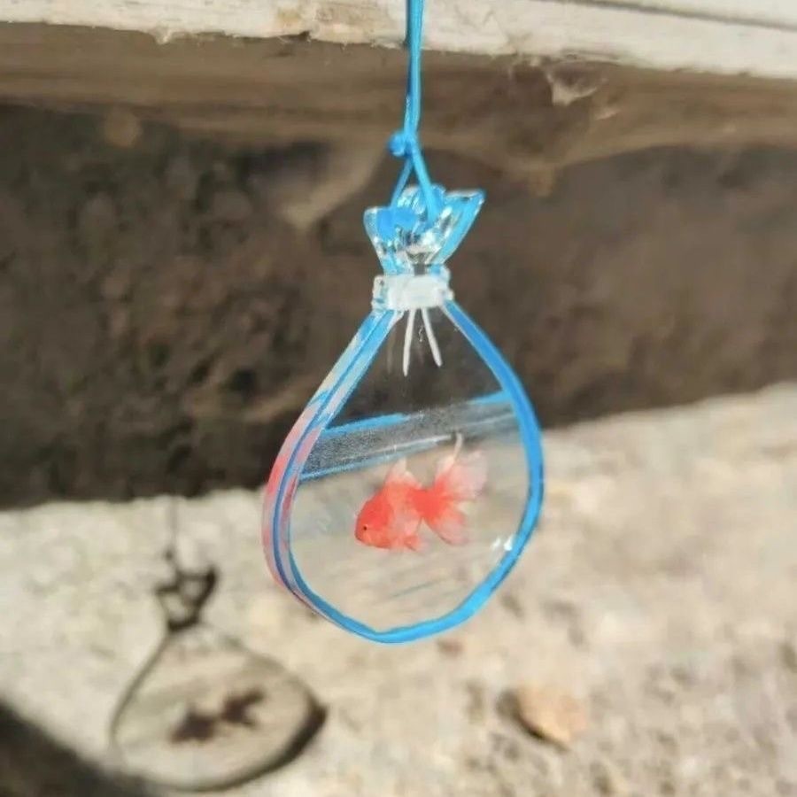 Jual [HARU] A Bag of Gold Fish Series Acrylic Keychain Gantungan Kunci ...