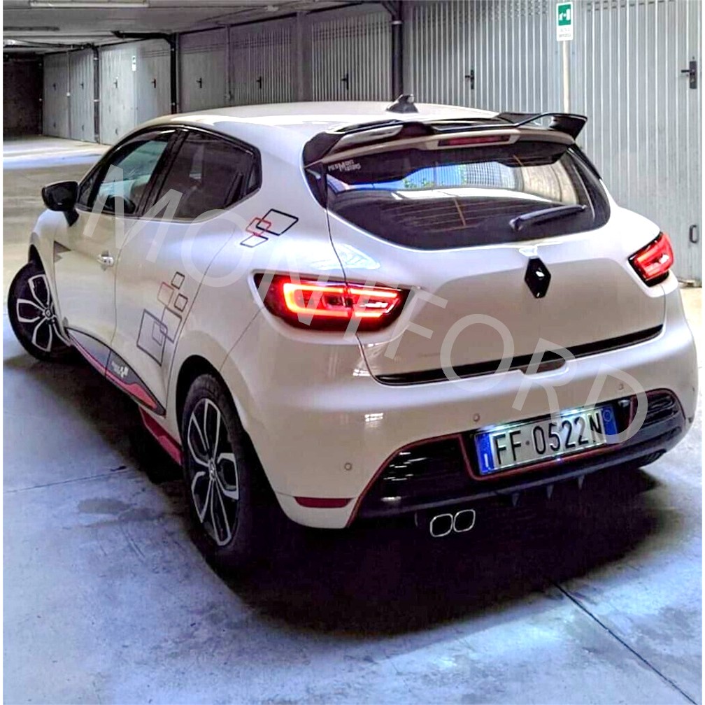 Jual For Renault Clio 2013-2018 MK4 V Style Spoiler Carbon Fiber/FRP ...
