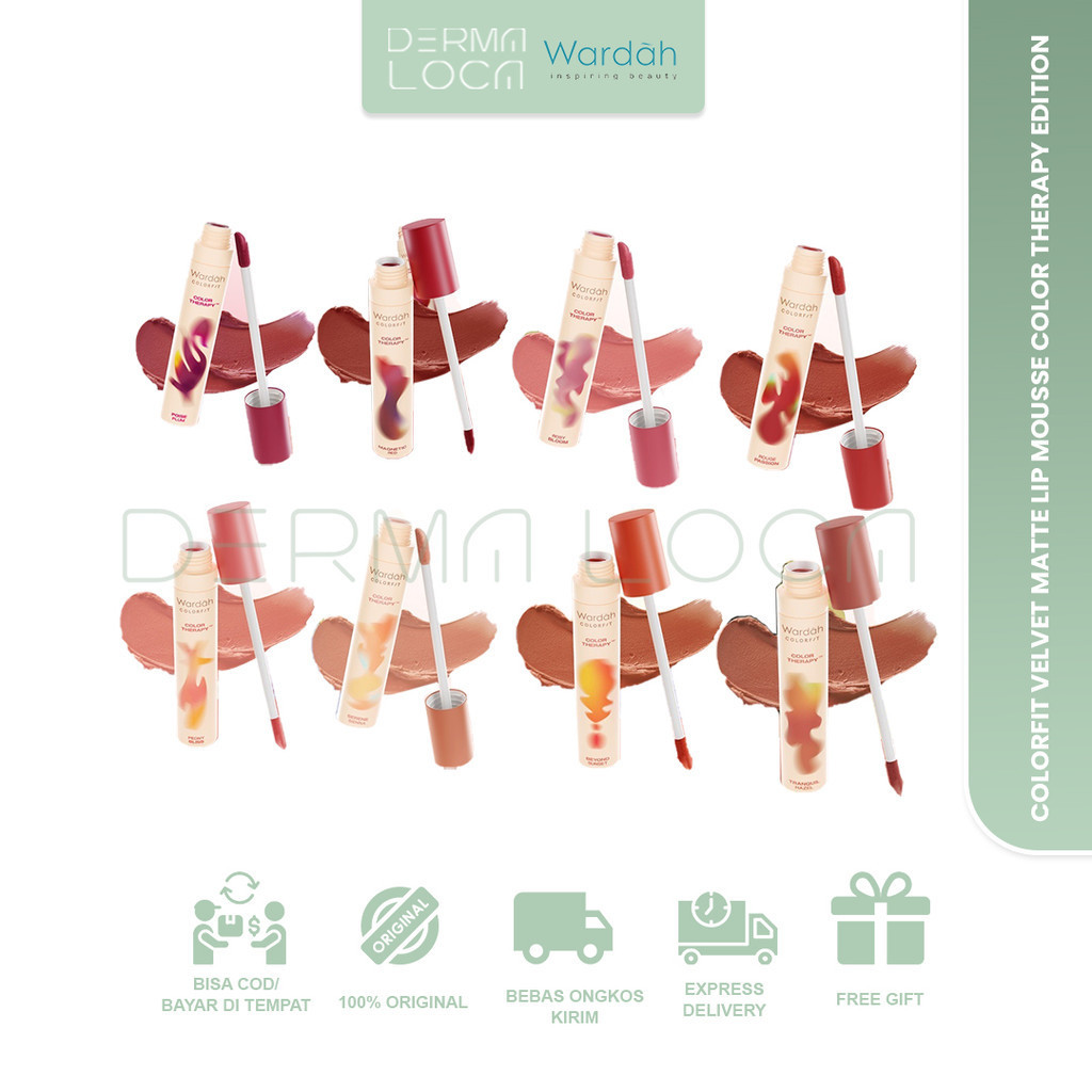 Jual Wardah Colorfit Velvet Matte Lip Mousse Color Therapy™ - Lip Cream ...