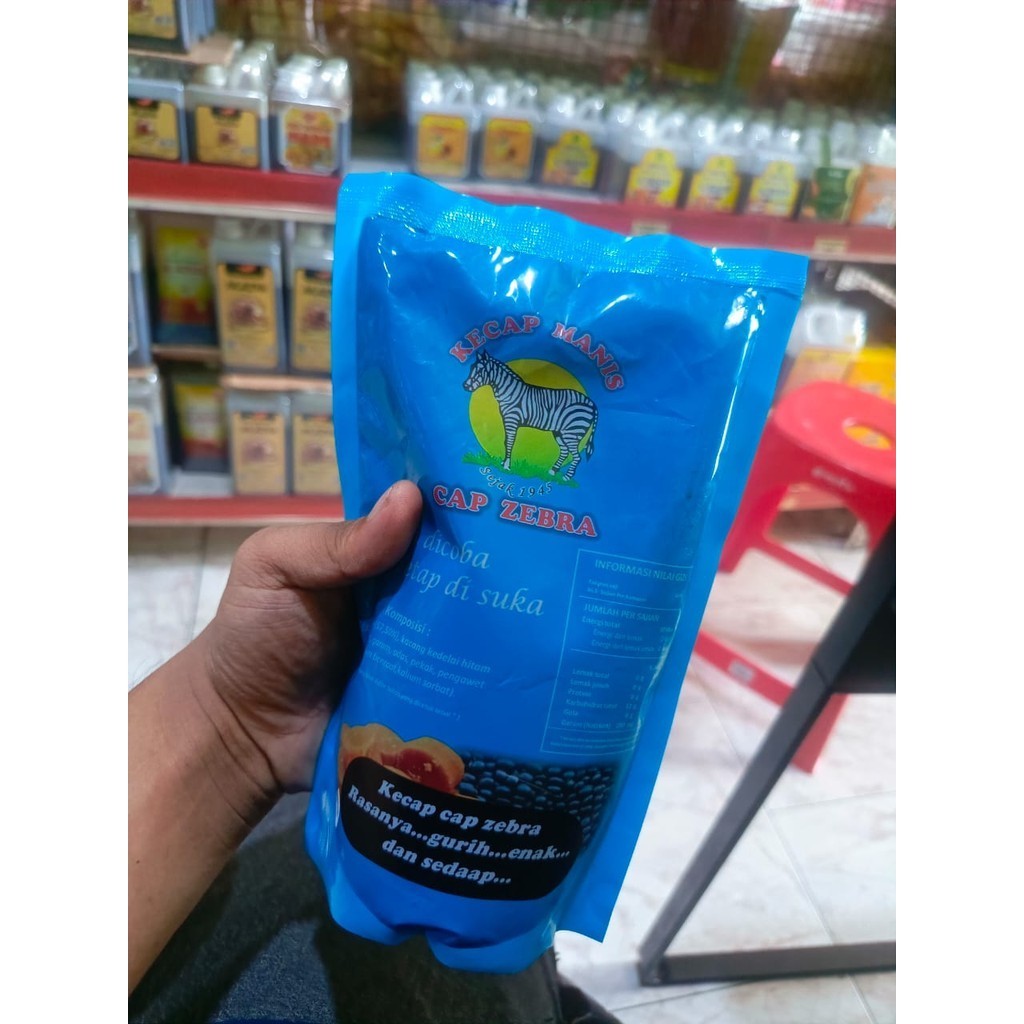 Jual kemasan baru kecap manis cap zebra 550ml dan 220 ml khas bogor ...