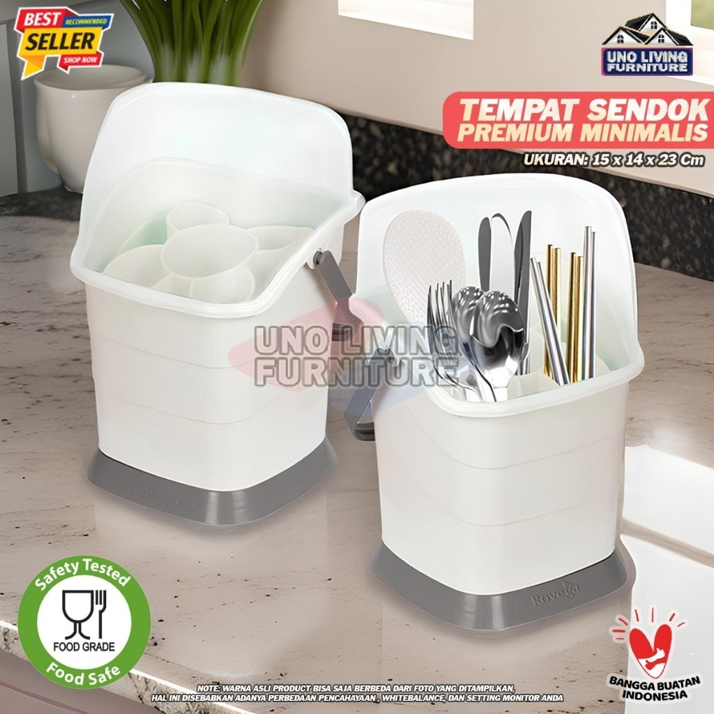 Jual Tempat Sendok Garpu Premium Rovega Original Cutlery Holder New ...