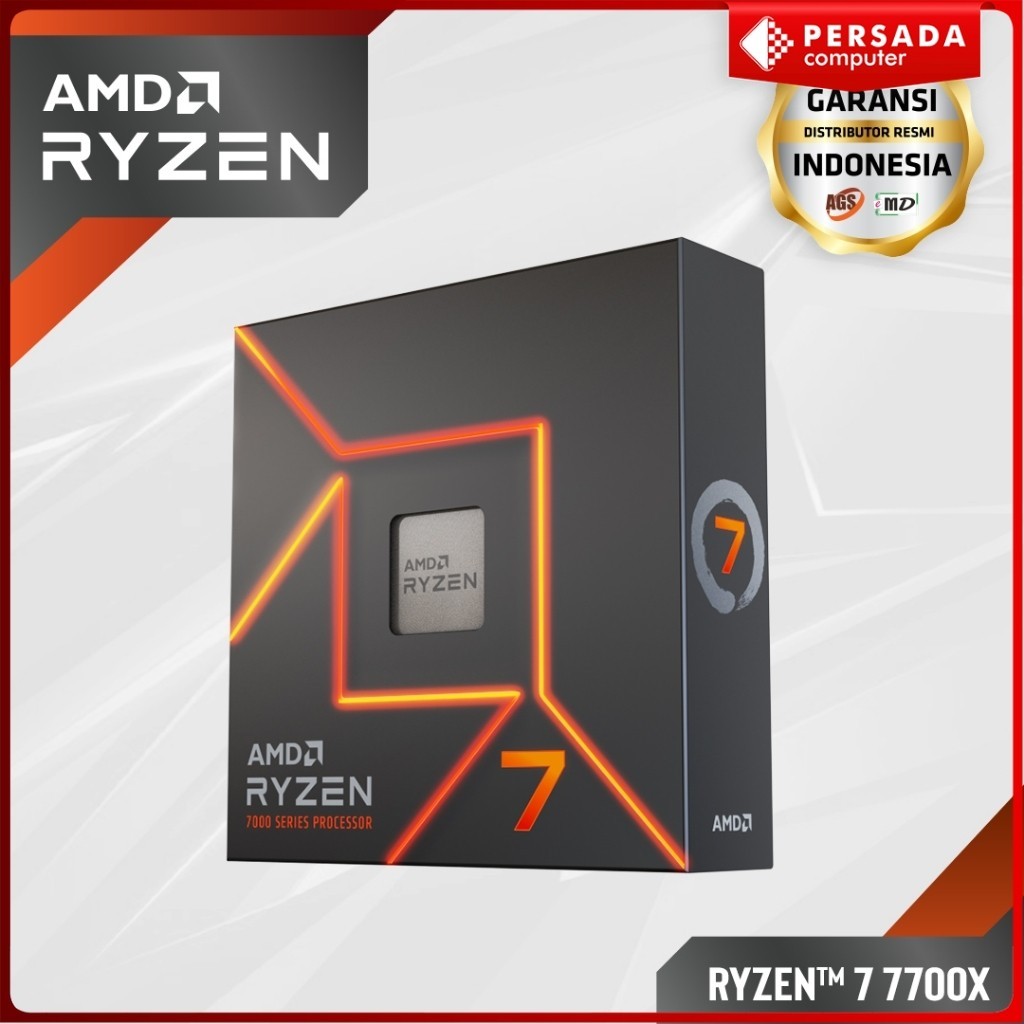 Jual PROCESSOR AMD RYZEN 7 7700X AM5 ZEN 4 8 CORE 16 THREAD 5.4 GHZ 105W | Shopee Indonesia