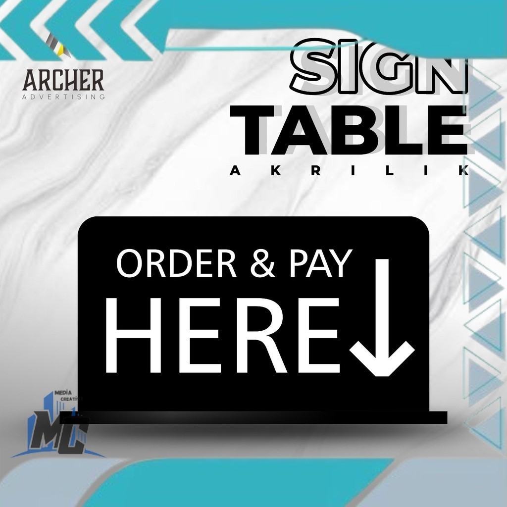 Jual SIGN BOARD PAPAN PENUNJUK PESAN DISINI ORDER HERE SIGN BOARD ...
