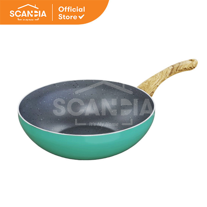 Jual SCANDIA Penggorengan Sunhouse Clover Marble Deep Pan 24CM (CL24S ...