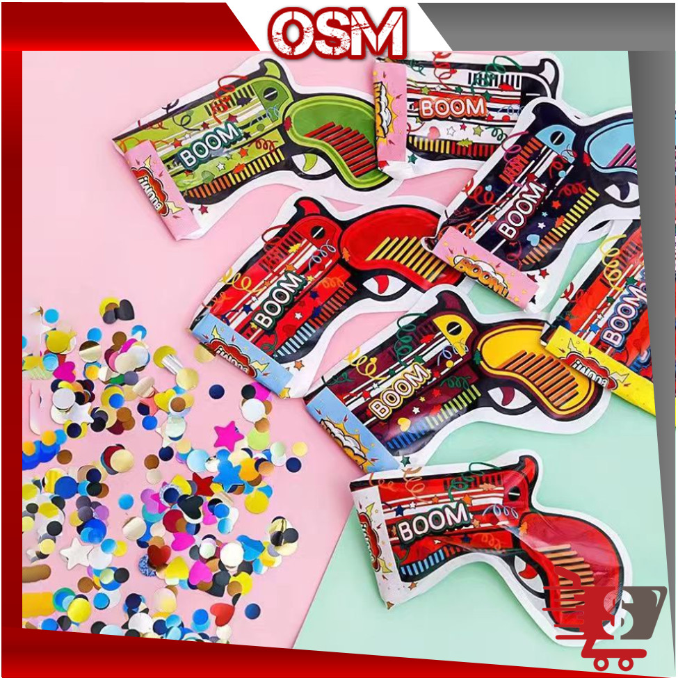 Jual OSM - 6303 Balon Pistol Self Inflatable / Party Confetti Gun Mini ...