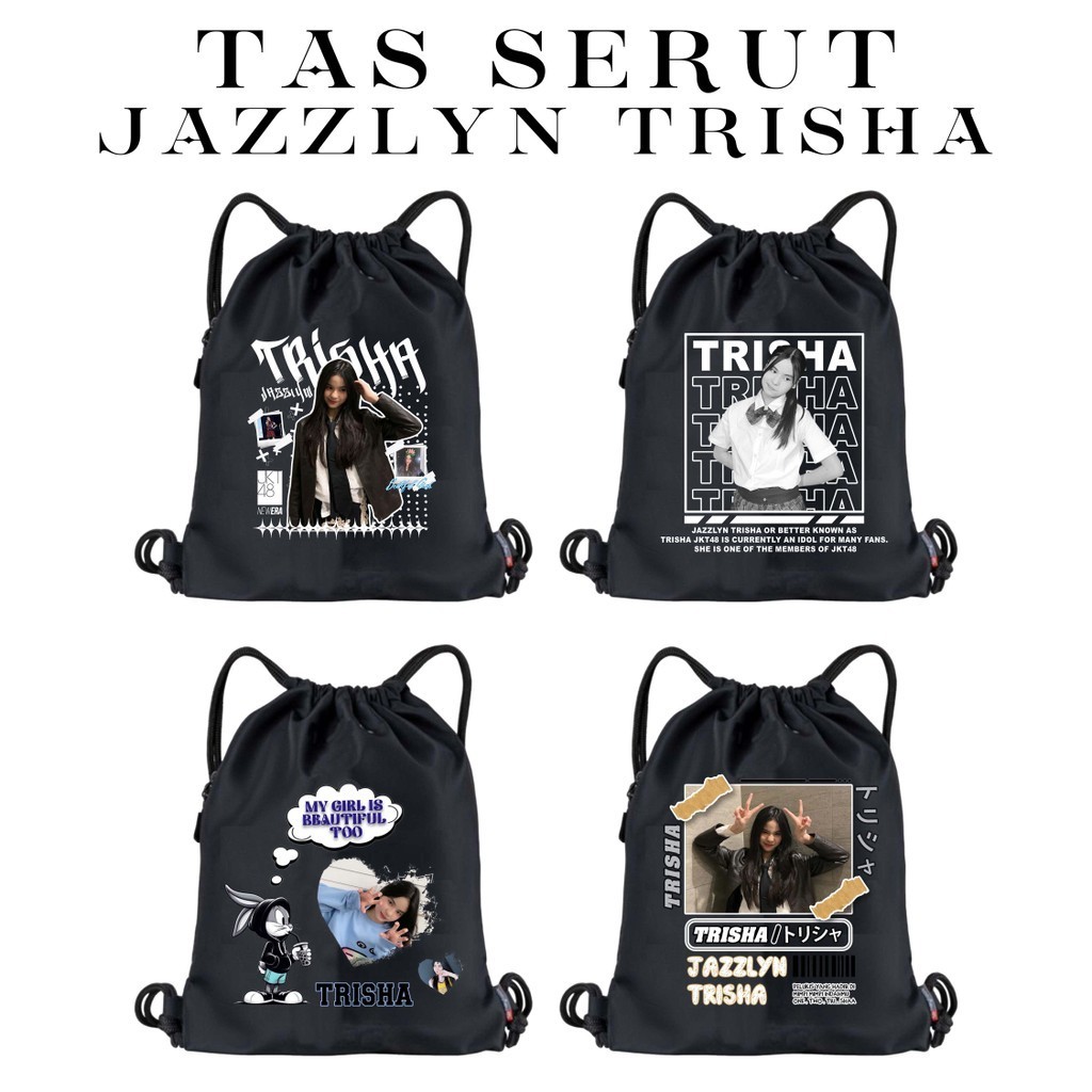 Jual SUNOPY - Tas Serut Trisha JKT48 - Jazzlyn Trisha - Unisex Pria ...