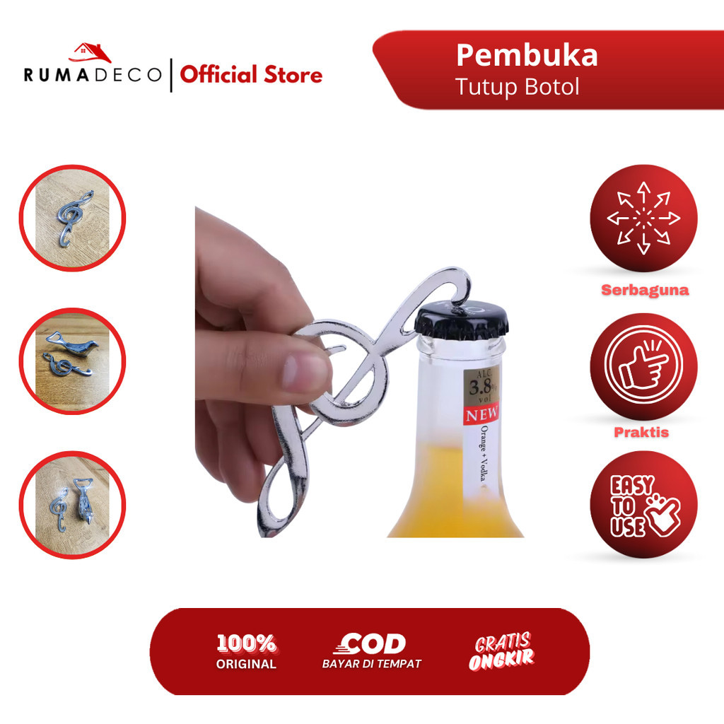 Jual Rumadeco Alat Pembuka Tutup Botol | Bukaan Kaleng | Stainless Besi ...
