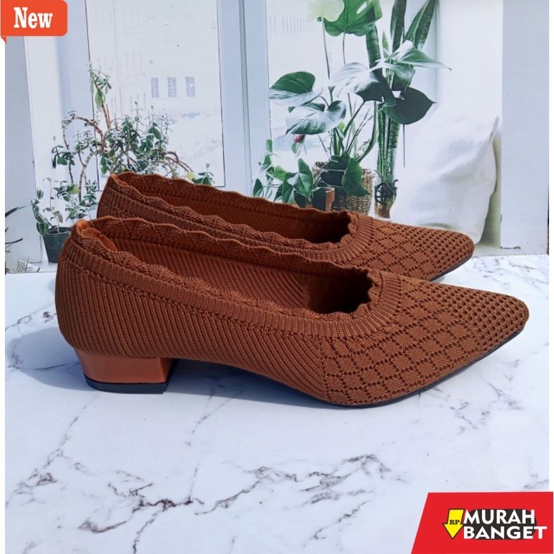 Jual shopee haul sepatu heels wanita FA004 SEPATU PANTOPEL HAK 1-3CM ...