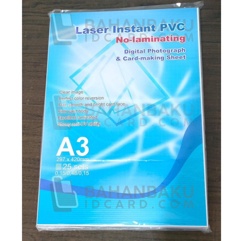 Jual INSTANT PVC card LASER A3 digital print LASER TONER STD quantac ...
