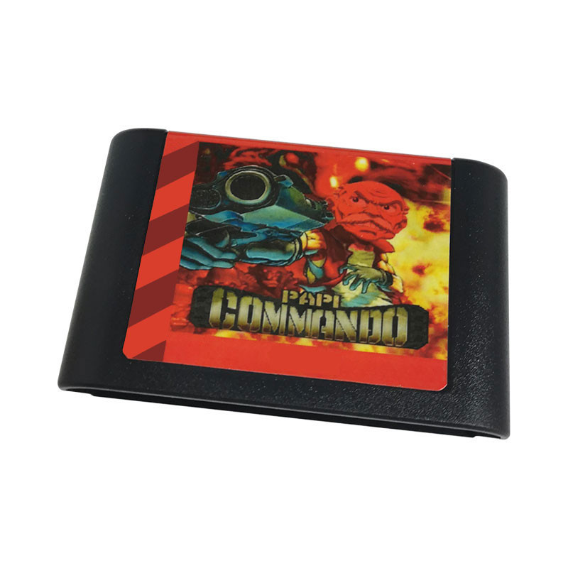 Jual PAPI COMMANDO Cartridge 16 Bit MD Game Card For Sega Mega Drive ...