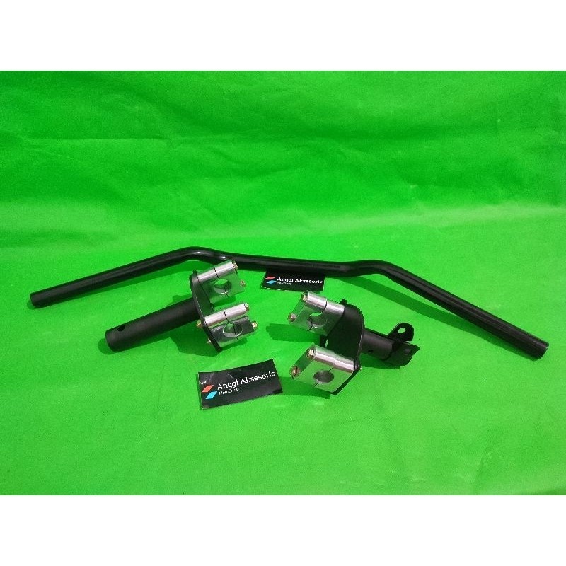Jual PAKET STANG RZR PLUS DUDUKAN STANG RACING ROAD RACE UNIVERSAL ...