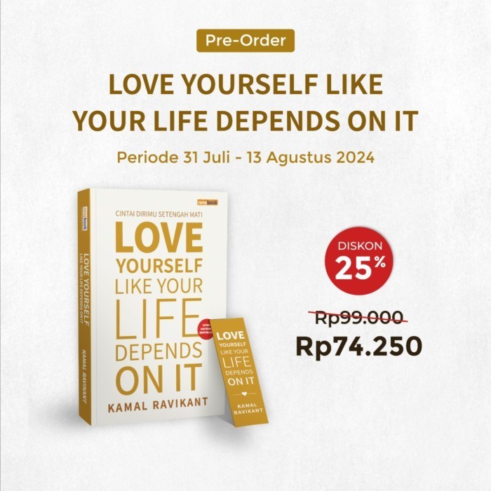 Jual Buku Original Love Yourself Like Your Life Depends on It - Kamal ...