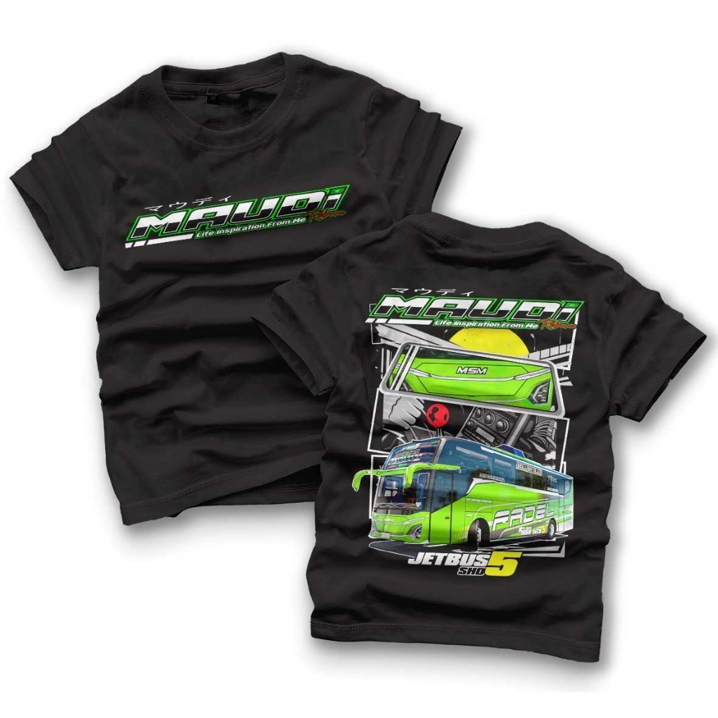 Jual KAOS ANAK BUS MAUDI JB5 BAJU BIS MANIA JET BUS 5 TELOLET USIA 4 ...