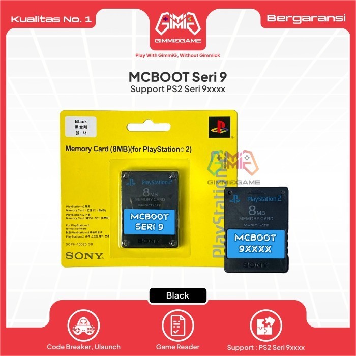 Jual Memory Card Free MCboot Ulaunch MC PS2 Fat Slim Harddisk Seri 9 ...