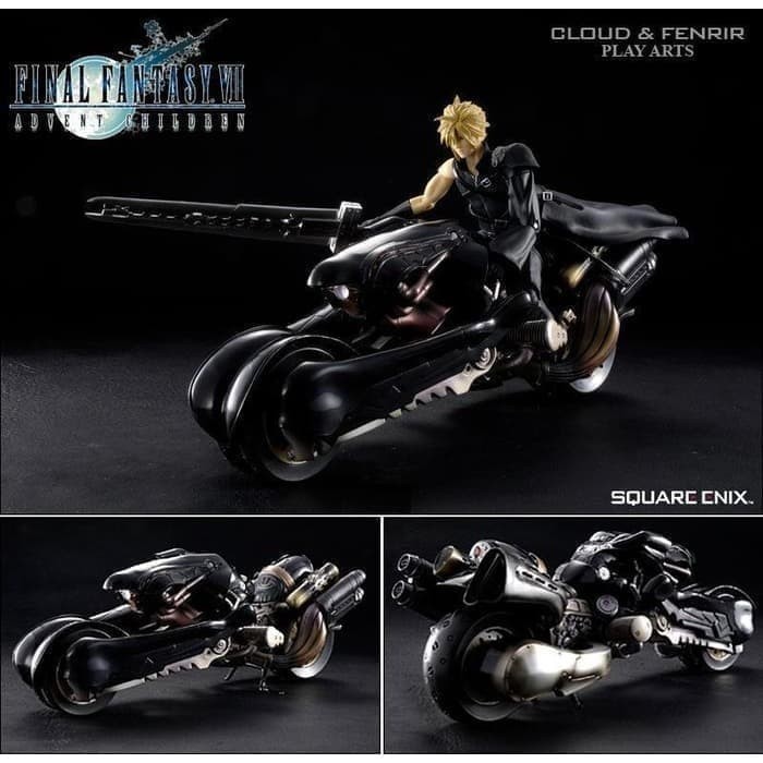 Jual ORIGINAL Final Fantasy VII AC Cloud & Fenrir FF7 Playarts -BIB ...