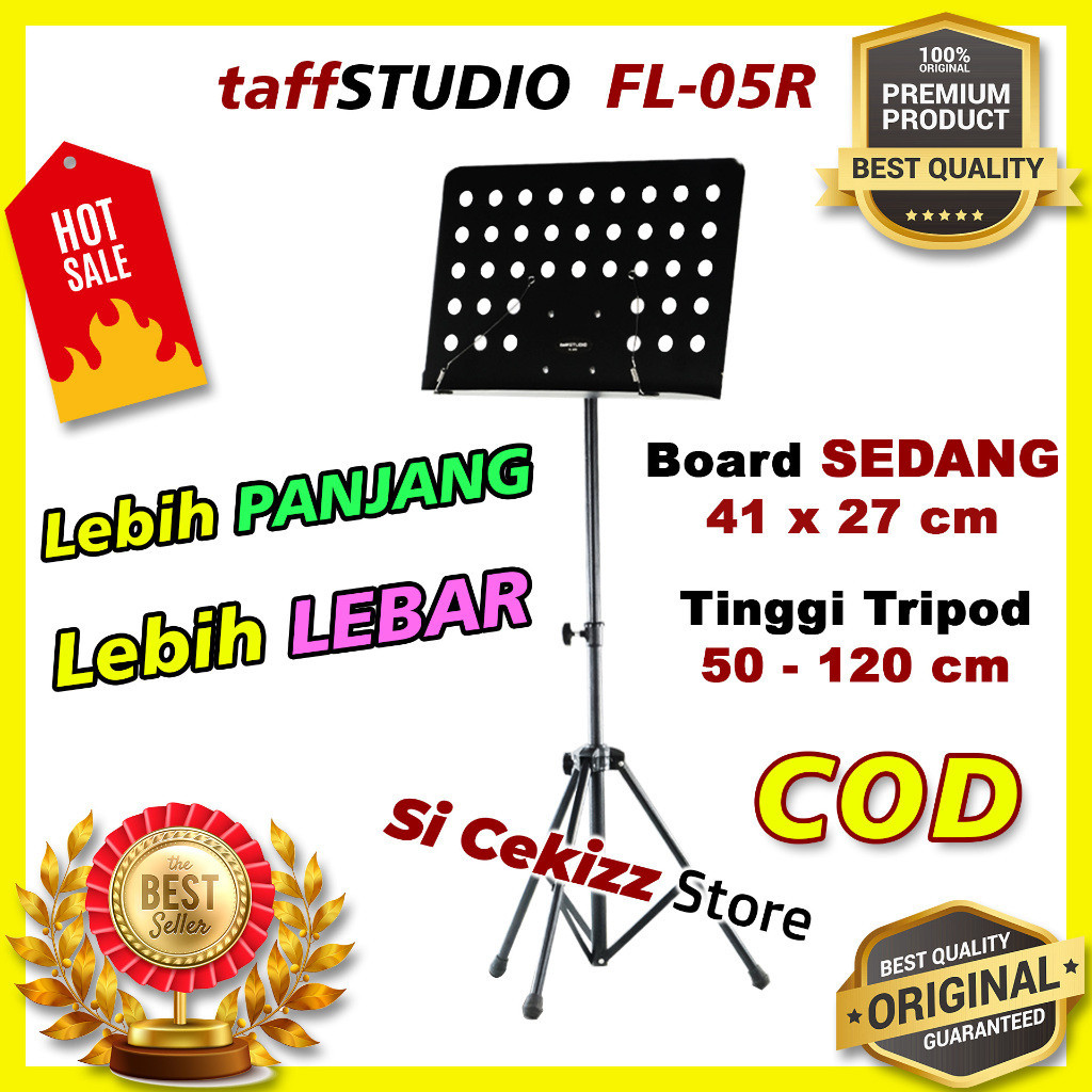 Jual AZ21J Stand Teks Lagu Partitur Sheet Musik 180 Derajat Adjustable ...