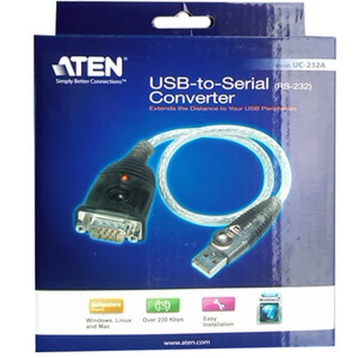 Jual ATEN - USB to serial converter | Shopee Indonesia