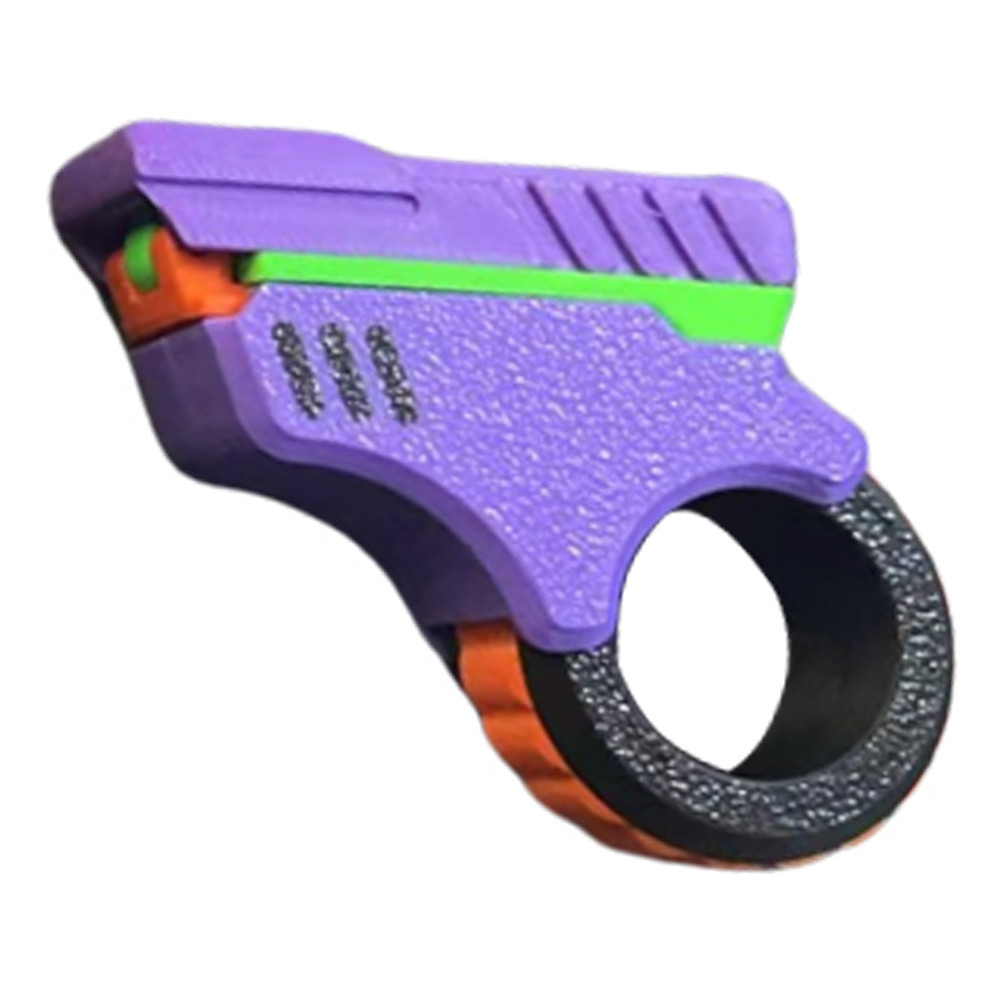 Jual 3D Printed EDC Soothing Spinner Stress Relief Toys Gun Shape ...