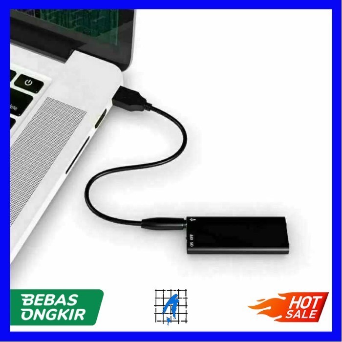 Jual Perekam Suara Hyperbolic Digital Voice Recorder 8GB | Shopee Indonesia