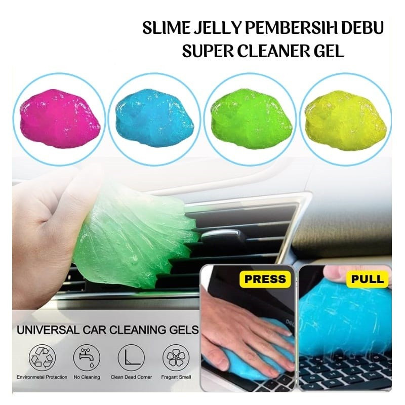 Jual Slime Jelly Cleaner Pembersih Debu Keyboard Dasboard HP Super Gel ...