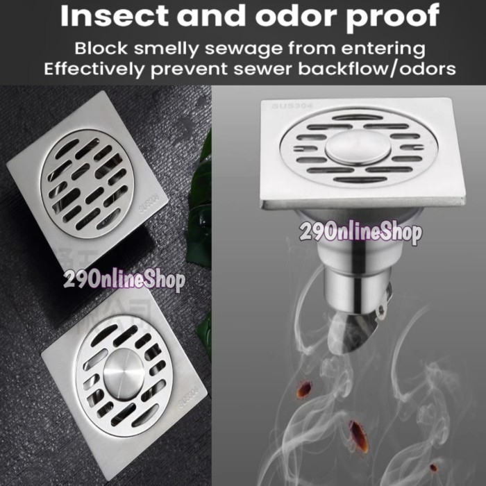 Jual penutup lubang saringan pembuangan air kamar mandi toilet wc ...