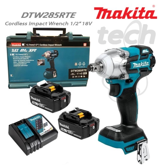Jual Mesin Pembuka Baut Baterai Cordless Impact Wrench 18V Makita ...