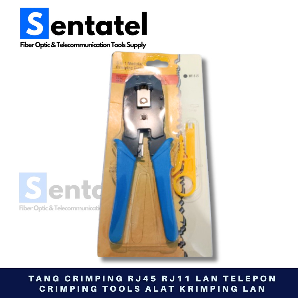 Jual TANG CRIMPING RJ45 RJ11 LAN TELEPON CRIMPING TOOLS ALAT KRIMPING ...