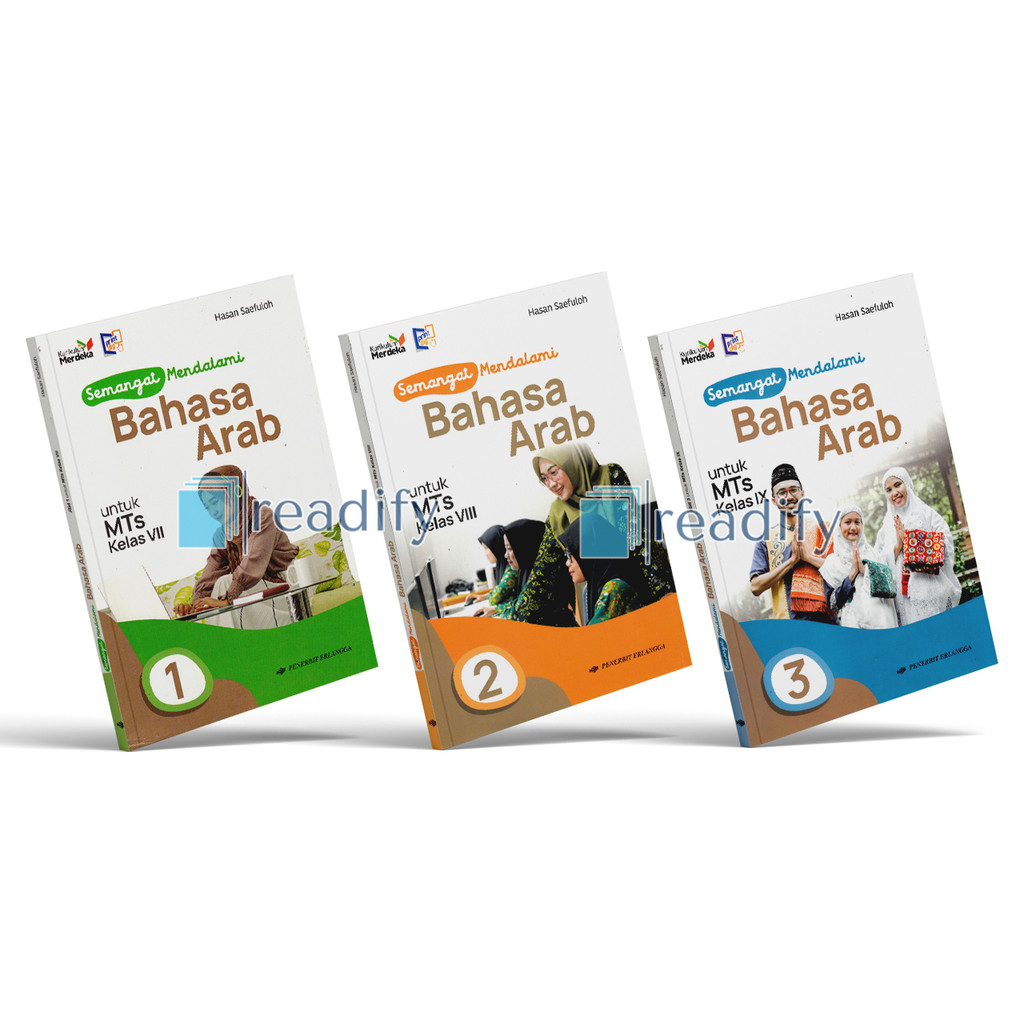Jual Semangat Mendalami Bahasa Arab Kelas 7 8 9 MTs Erlangga Kurikulum Merdeka Revisi Terbaru ...