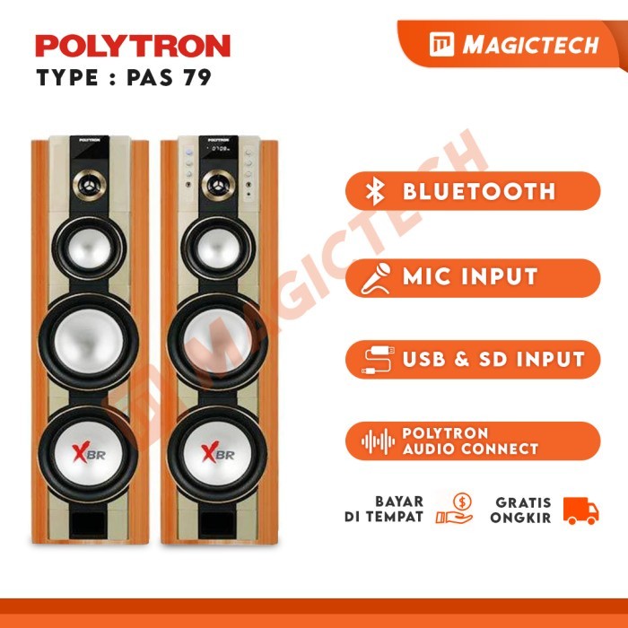 Jual SPEAKER POLYTRON PAS 79 / PAS79 BLUETOOTH - ACTIVE SPEAKER ...