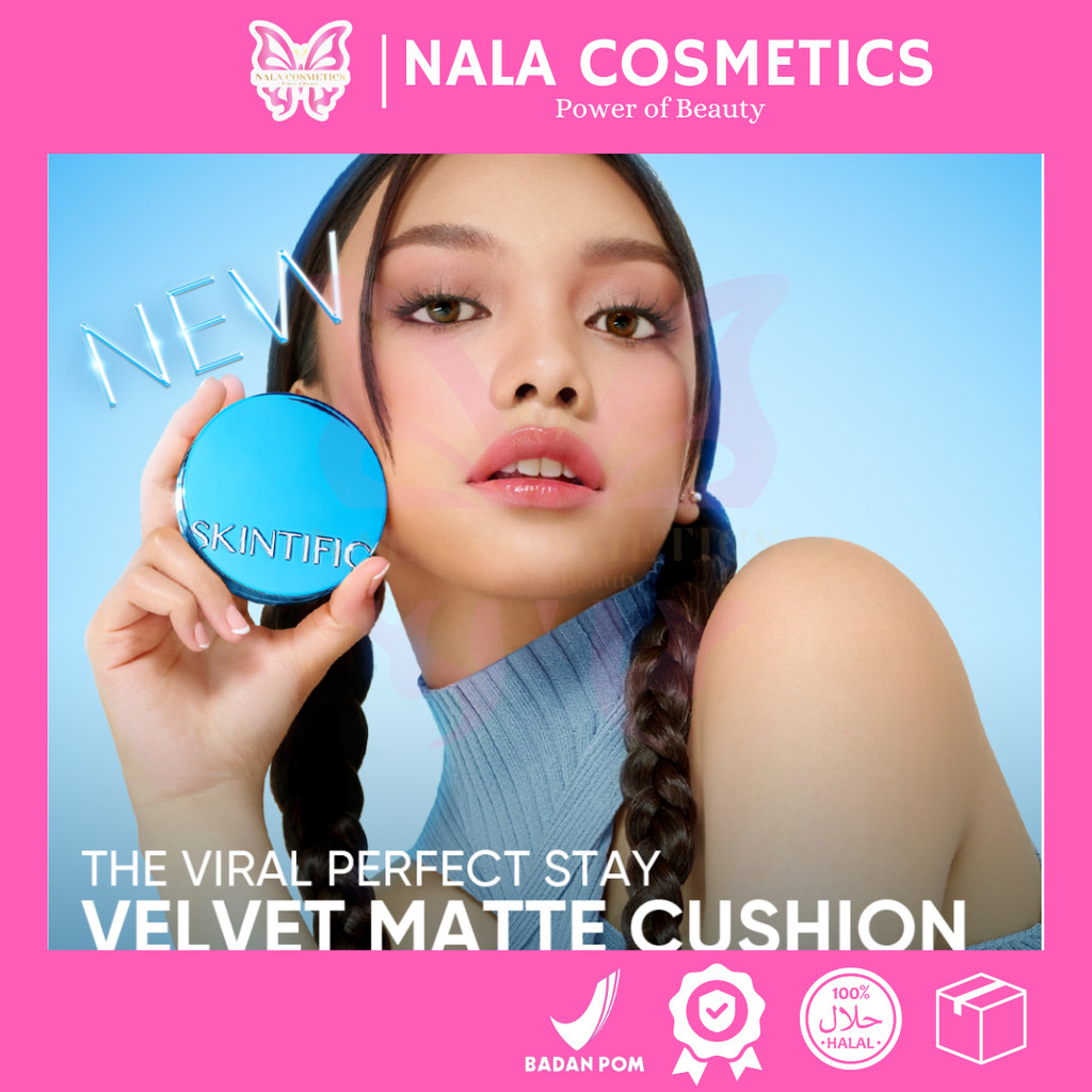Jual 𝐍𝐀𝐋𝐀-Skintific Perfect stay Velvet Matte Cushion/SKINTIFIC CUSHION ...