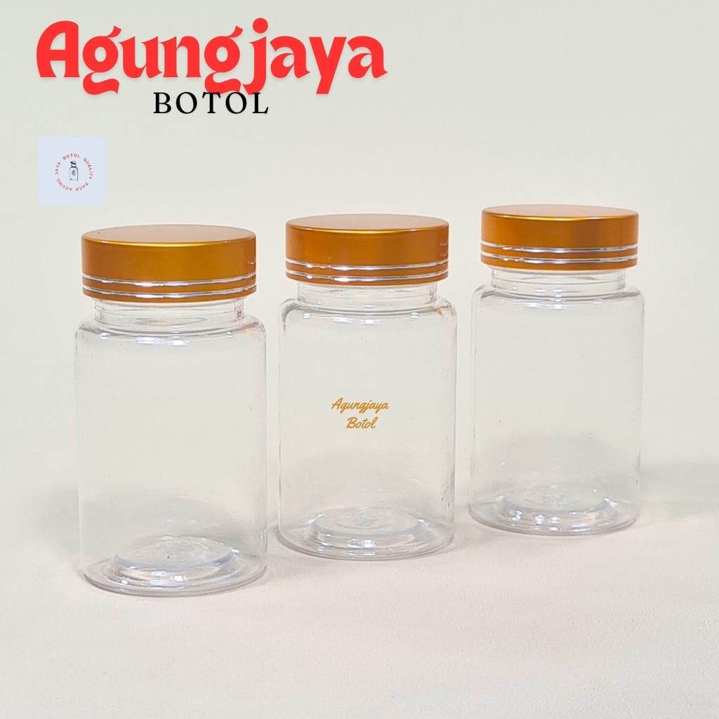 Jual Botol Kapsul FS 80 ml Natural / Botol Plastik / Botol Obat / Botol ...