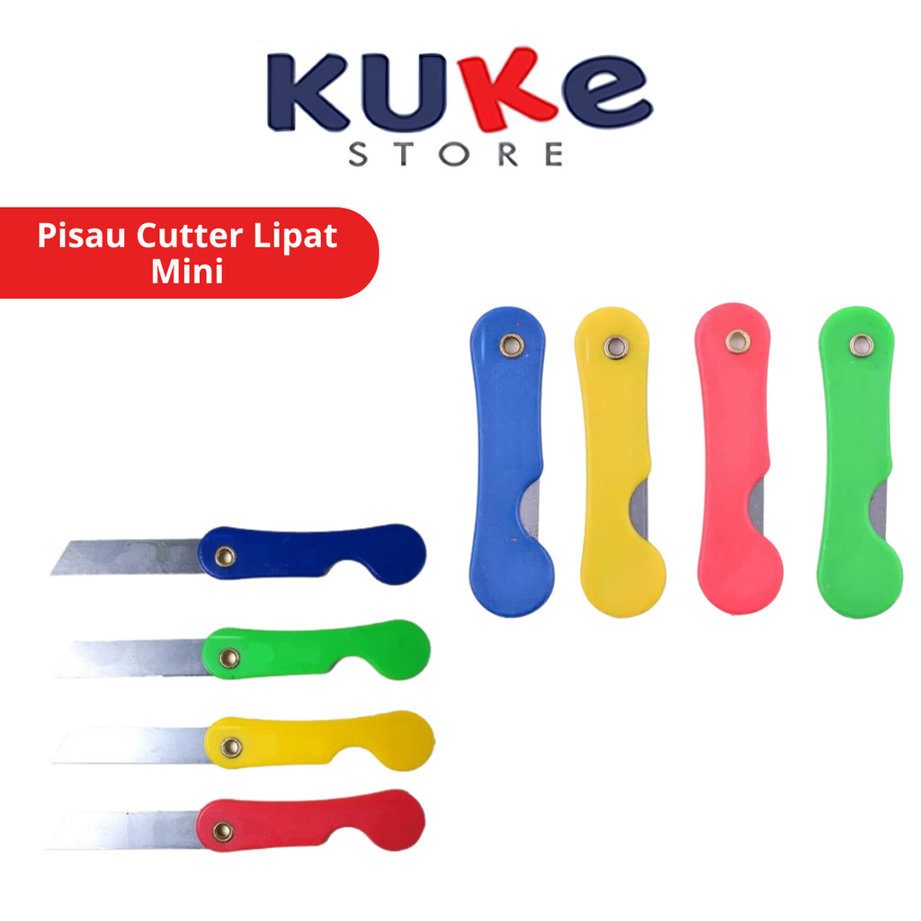 Jual Pisau Cutter Lipat Mini / Foldable Knife / Alat Bantu Potong ...