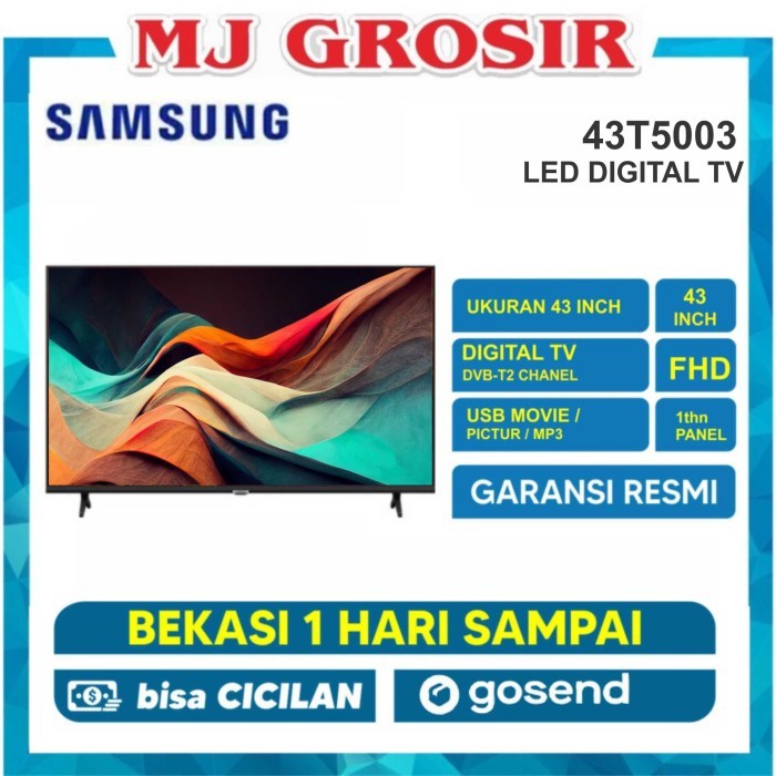 Jual PROMO LED TV SAMSUNG 43" 43N5001 43 INCH USB MOVIE HD HDMI FULL HD - 43T5003 NEW, DUS ...
