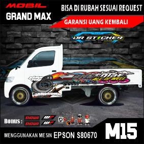 Jual Sticker GrandMax Decal GrandMax Striping GrandMax Udah Di cutting ...