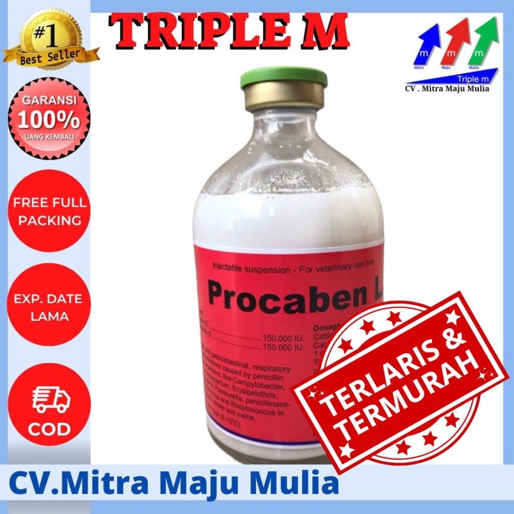 Jual Procaben LA pengganti Penstrep 400 Original | Shopee Indonesia
