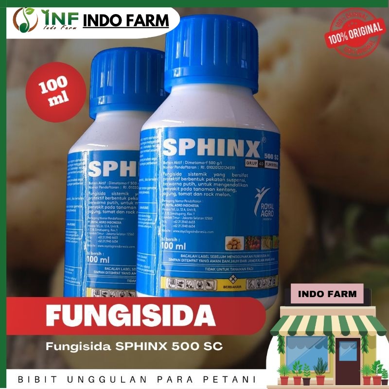 Jual Fungisida sistemik SPHINX 500 SC Royal Agro Indonesia isi 100ml - INF INDO FARM | Shopee ...