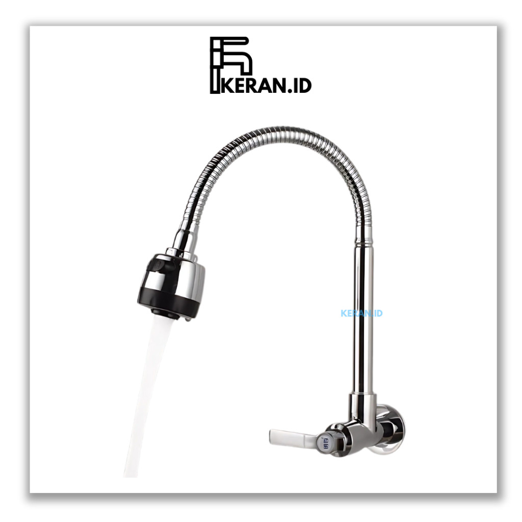 Jual [KERAN.ID] Kran Air Angsa Fleksibel Stainless Minimalis Untuk Cuci ...