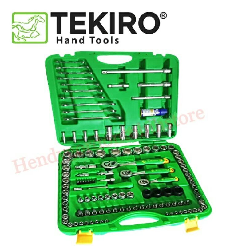Jual Tekiro Tools set 120pc / Hand socket set 120pcs Toolset 120 pcs Kunci sok set 120 pcs ...
