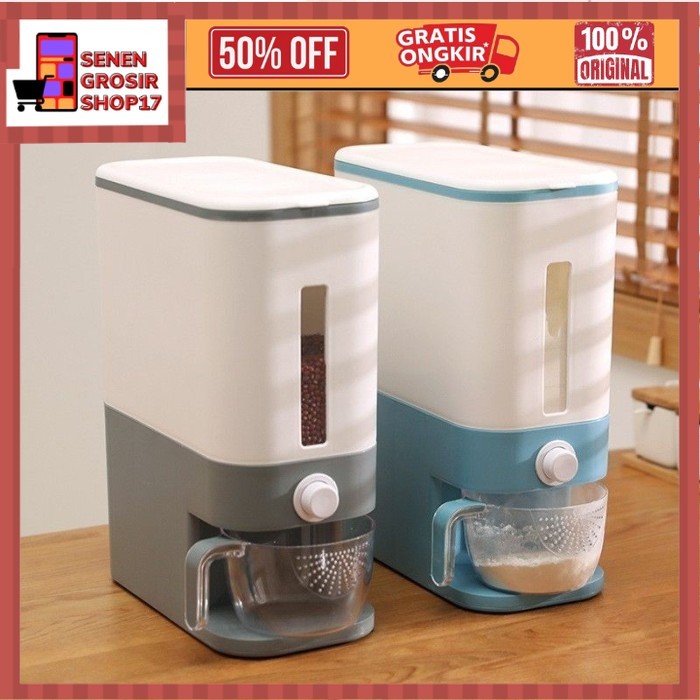 Jual SN COD Dispenser Beras 12 kg | Shopee Indonesia