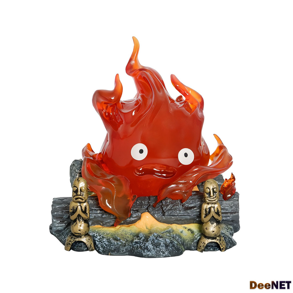 Jual Calcifer Howl's Moving Castle With Light 13cm Action Figure D ...