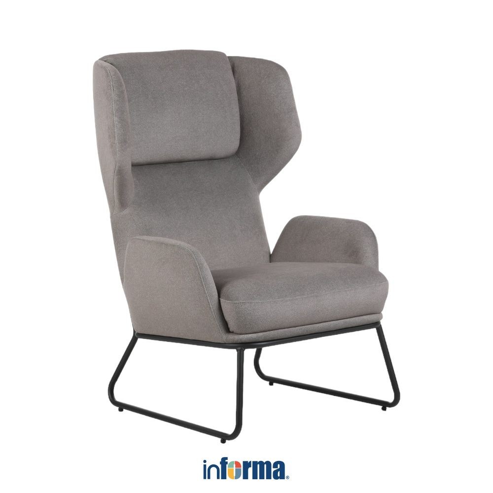 Jual Informa Linzy Kursi Lounge Fabric 1 Seater - Cokelat Aesthetic ...
